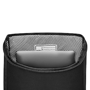 Solo New York Stealth Hybrid Backpack, Black - with Anti-Theft Features (Cut-Proof, Armored Zippers, & RFID Data Protection)