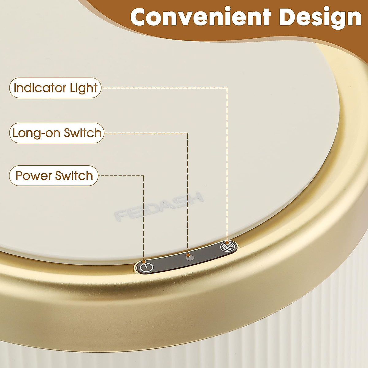 onlcuk Automatic Motion Sensor Bathroom Trash Can with Lid, 2.8 Gallon Touchless Trash Garbage Bin Small Mini Trash Cans Trashcan -White