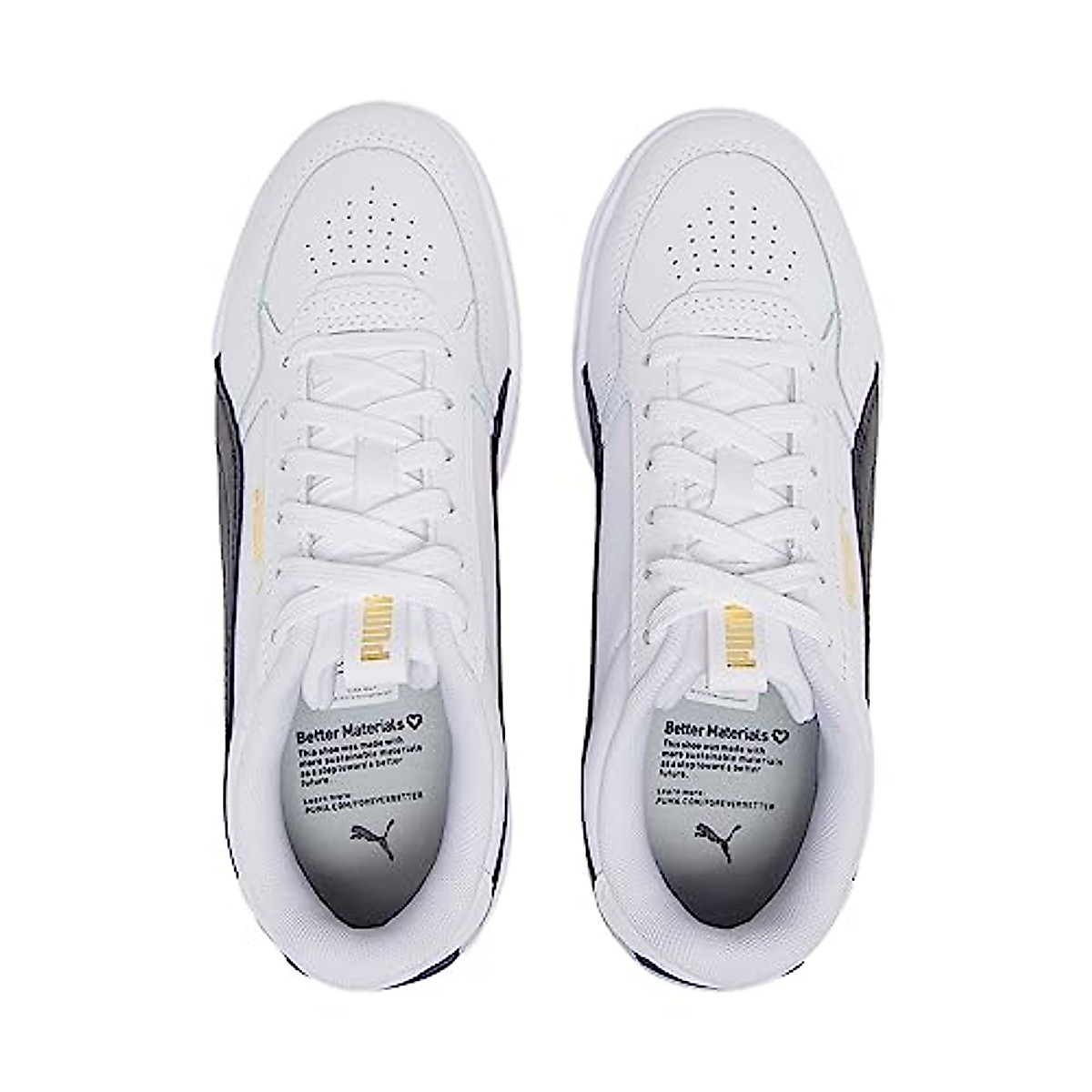 PUMA Womens Karmen Rebelle Sneaker, Womens White Womens Black, 8.5