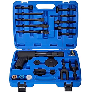 MYOYAY Air Hammer with 19-Piece Tool plus Set, Multi-functional Pneumatic Hammer, Air Hammer Piece Chisel Set Heavy Duty
