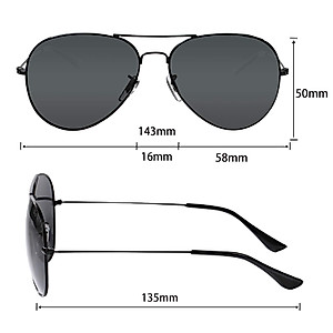 Bio-th Sunglasses for Women - Polarized Aviator Sunglasses, UV Protection, Trendy Metal Mirror Frame, Lentes de Sol Hombre
