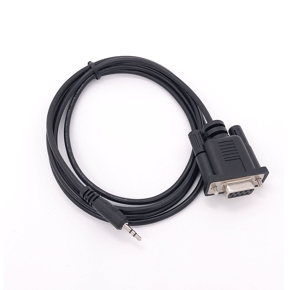Letotech RS232 DB9 Female to Stereo 2.5mm Plug Cable for gluco Meter Radio Programming Cable (DB9#3) (DB9#3)