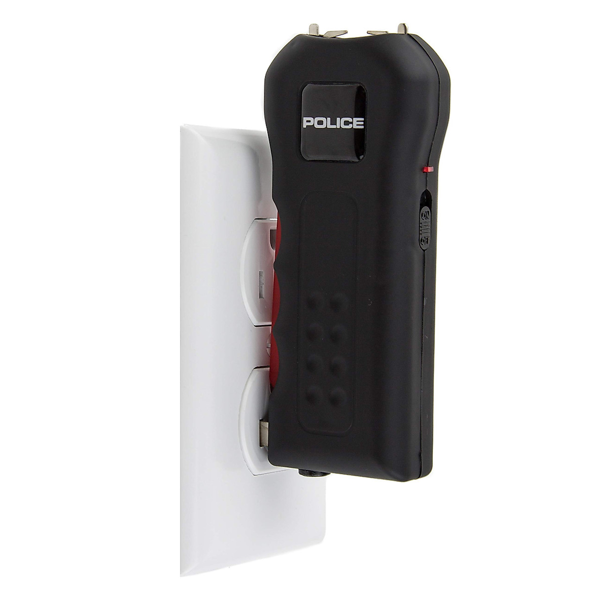 Police 512 Stun Gun with LED Flashlight Rechargeable, Black