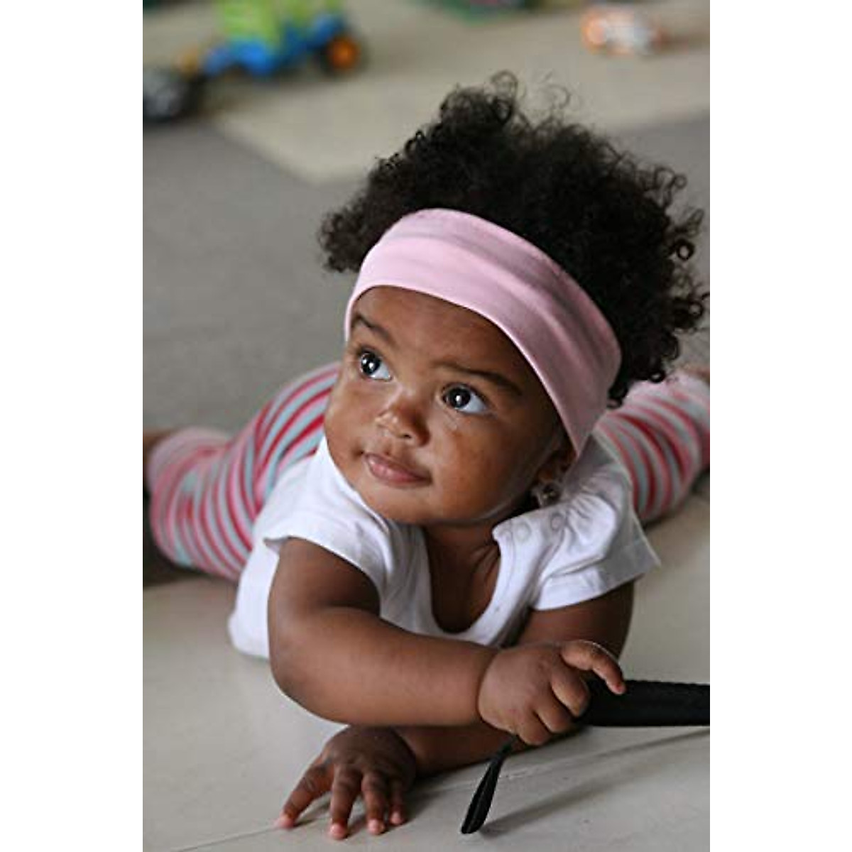 hearinghenry BLACK Standard Cochlear Implant Headband (Age 6mon- 6yrs)