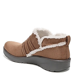 BZees Women's Glide Slip-On Ankle Boot Sneaker, Toffee Brown, 6