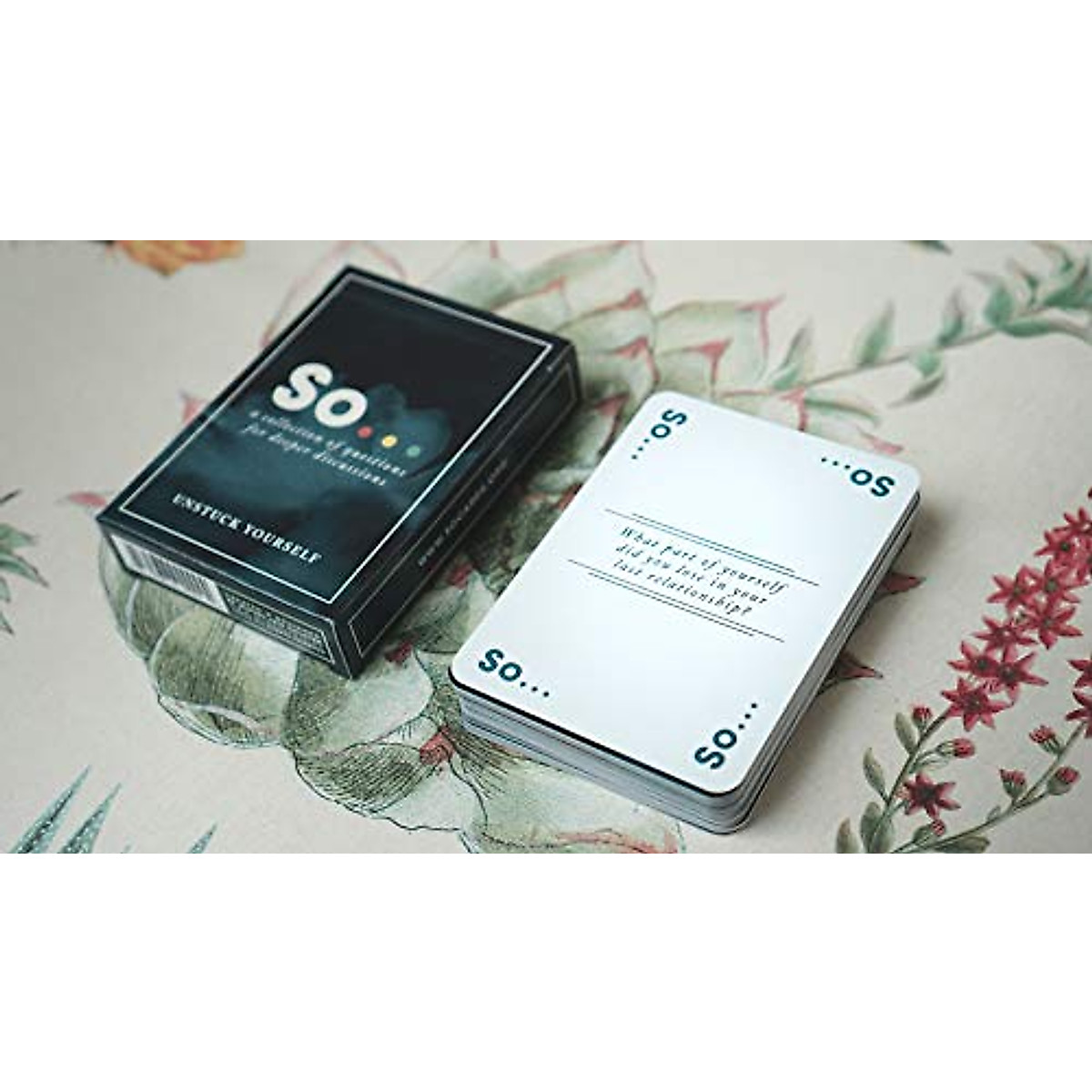 SO … Cards Unstuck Yourself - Powerful Conversation Starter Cards for Meaningful Discussion and Introspection