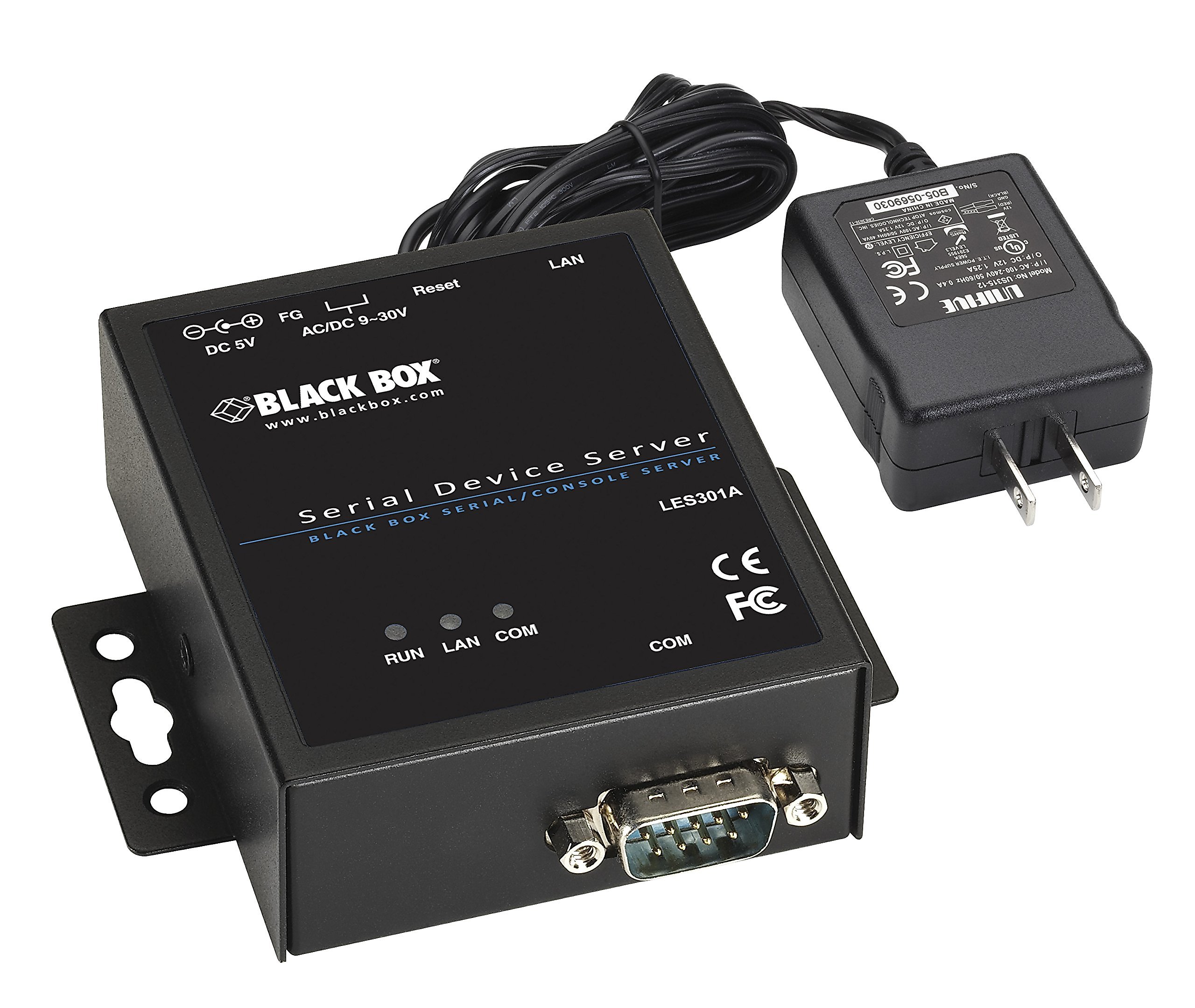 Black Box LES301A-KIT 1-Port 10/100 Device Server - RS-232/422/485