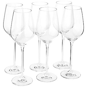 Schott Zwiesel Tritan Crystal Glass Fortissimo Stemware Collection White Wine Glass, 13.7-Ounce, Set of 6