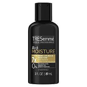 TRESemmé Rich Moisture Hydrating Shampoo for Dry Hair Formulated With Pro Style Technology 3 Fl Oz