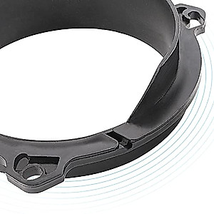 NuIth Door Speaker Adapter w/Speaker Wiring Harness for Select Toyota 1998-2015, Scion 2004-2014 Aftermarket Car 6.5 Inch Speaker Adapters Rings Kit