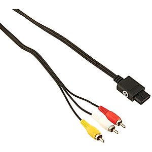 Generic Snes / N64 / Gamecube AV Cable (TV Adapter for Super Nintendo, Nintendo 64 and GC) (Bulk Packaging) - Nintendo 64