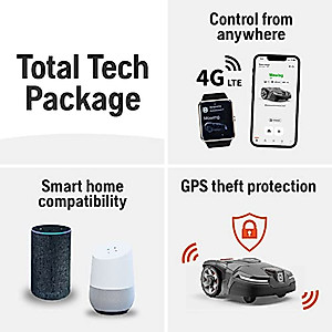 Husqvarna Automower 415X Robotic Automatic Lawn Mower with GPS Assisted Navigation with Self Installation and Ultra-Quiet Smart Mowing Technology for Small to Medium Yards (0.4 Acre)