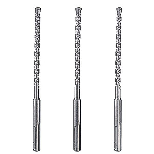 SDS Plus Hammer Drill Bit 3Pcs 5/32 in. x 8 in. Masonry Concrete Rock Drill