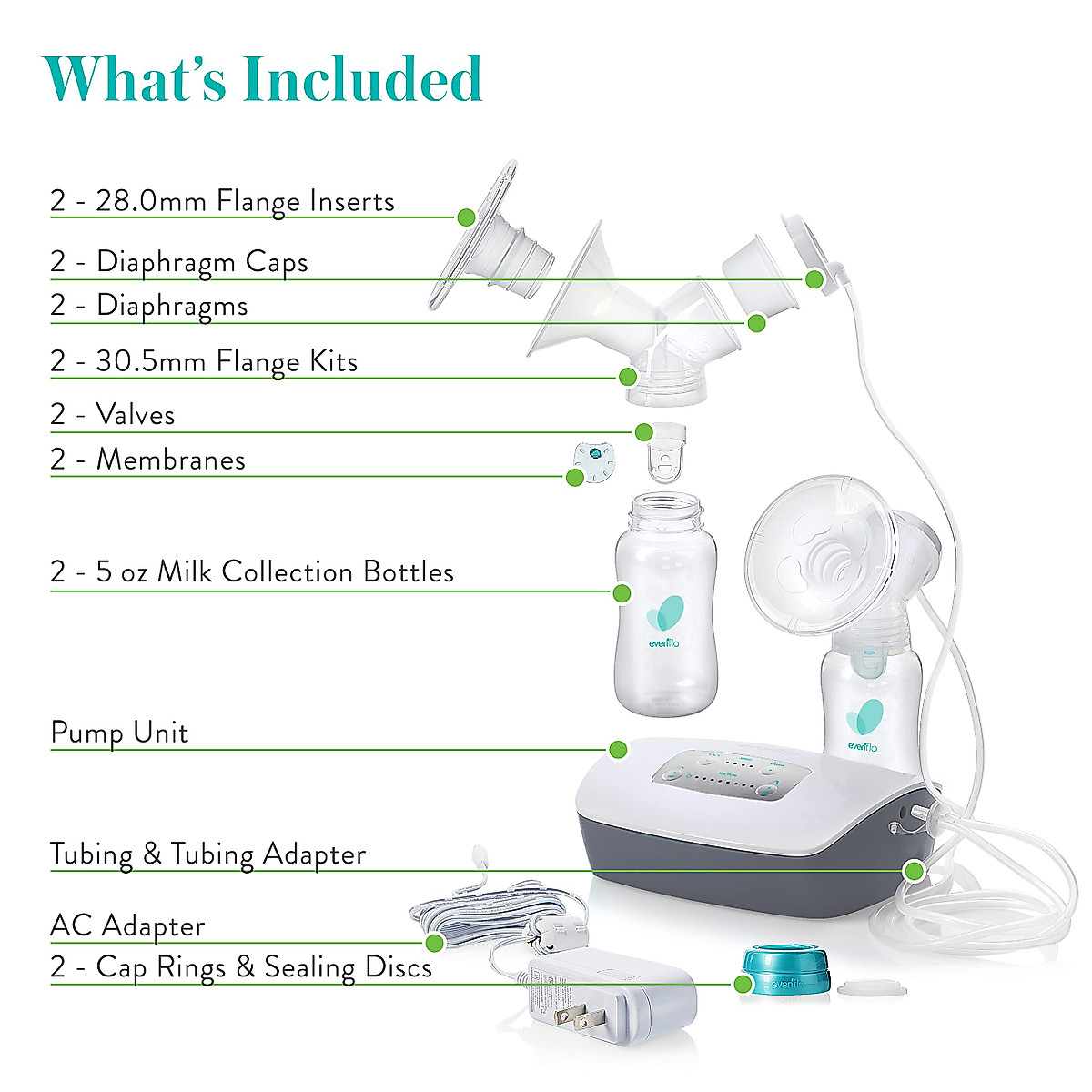 Evenflo Advanced Double Electric Hospital-Strength Breast Pump