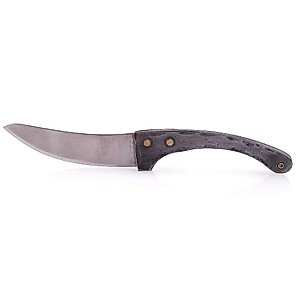 American Made Sculptural Freestanding Forged Iron Cheese Knife, 8"