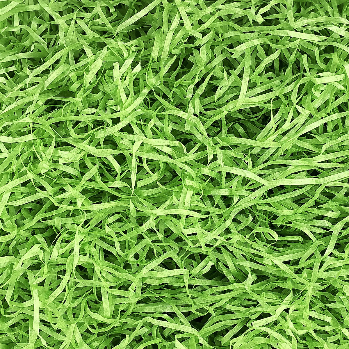 Wittocs Easter Green Grass Recyclable Paper Shred for Easter Basket Filler Creative Eggs Decor Filler Party Decoration Gift Packaging 200g