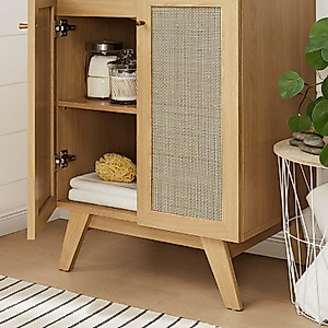 Modway EEI-6713-OAK-WHI Soma 24” Bathroom Vanity, Oak White