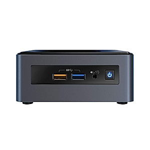 NUC BOX8I3CYSN2 Home & Business Mini Desktop (Intel i3-8121U 2-Core, 4GB RAM, 256GB PCIe SSD + 1TB HDD (2.5), AMD Radeon 540, WiFi, Bluetooth, 4xUSB 3.1, 2xHDMI, SD Card, Win 11 Home) with Hub