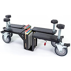 Door Dolly, Door Installation Tool Alloy Steel 500lbs Capacity 2 Pcs for Residence