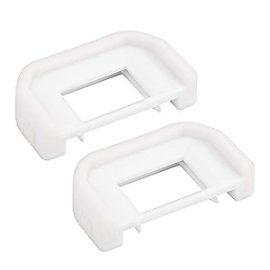 RvSky Digital Camera Accessories 2PCS White Camera EF Viewfinder Eye Patch for Digital Cameras