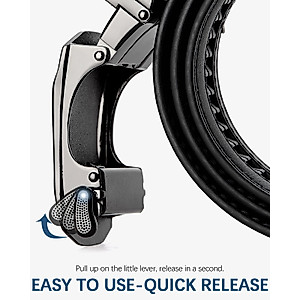 BOSTANTEN Mens Belt Leather Ratchet Dress Belt ＆ Mens Leather Backpack 15.6 inch Computer Backpack