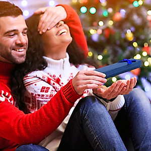 Lainrrew 12 Pcs Jewelry Gift Boxes, Cotton Filled Cardboard Paper Jewelry Box Gift Cases Bulk Necklace Earring Bracelet Ring Box for Birthday, Wedding, Mother's Day, 1.6 x 8.2 x 0.78Inches