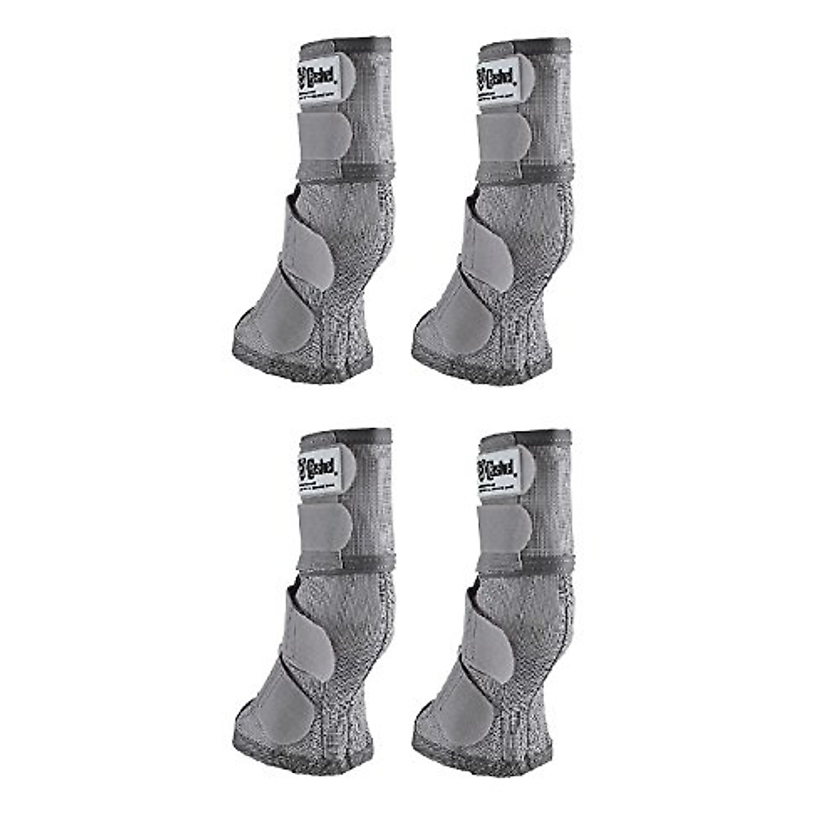 Cashel Crusader Horse Protection Fly Leg Guards, Designer Style, Set of Four, Grey, Blue, Orange or Pink