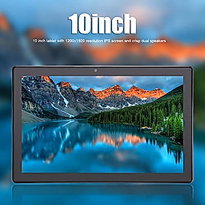 Yoidesu S18 10 inch Android 10 Tablet, 6GB RAM 256GB ROM, MTK6753 Octa Core Processor, 1200x1920 IPS HD Screen, Dual Speakers, Supports Calling, 4G Network and 5G WiFi, 7000 mAh Battery(Blue)