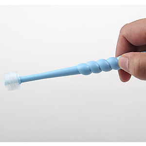 emours 360-Degree Pet Toothbrush Dental Care Kit for Puppies Small Dogs and Cats,Colors Varies