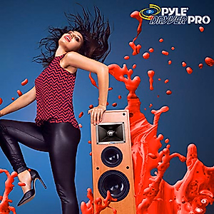 Pyle 2 Inch Car Speaker Tweeter - Heavy Duty 700 Watt High Power Super Titanium Audio Tweeter System w/ Die Cast Aluminum Frame, 2kHz-25 kHz Frequency, 112 dB, 4-8 Ohm, Crossover Capacitor PDBT78