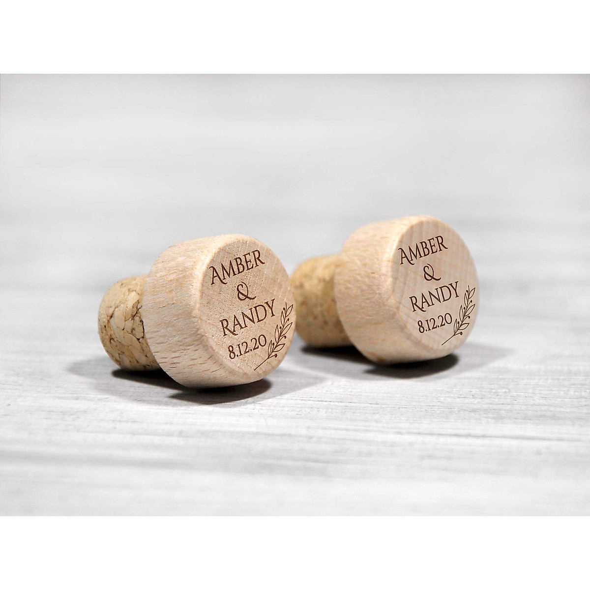 Custom Wine Stopper Personalized Party Favors Etched Wine Corks Housewarming Gift for Couple Engraved Wine Bottle Toppers Keepsake Gift Wine Gifts Personalized Wedding Gift Wine Stoppers Bulk