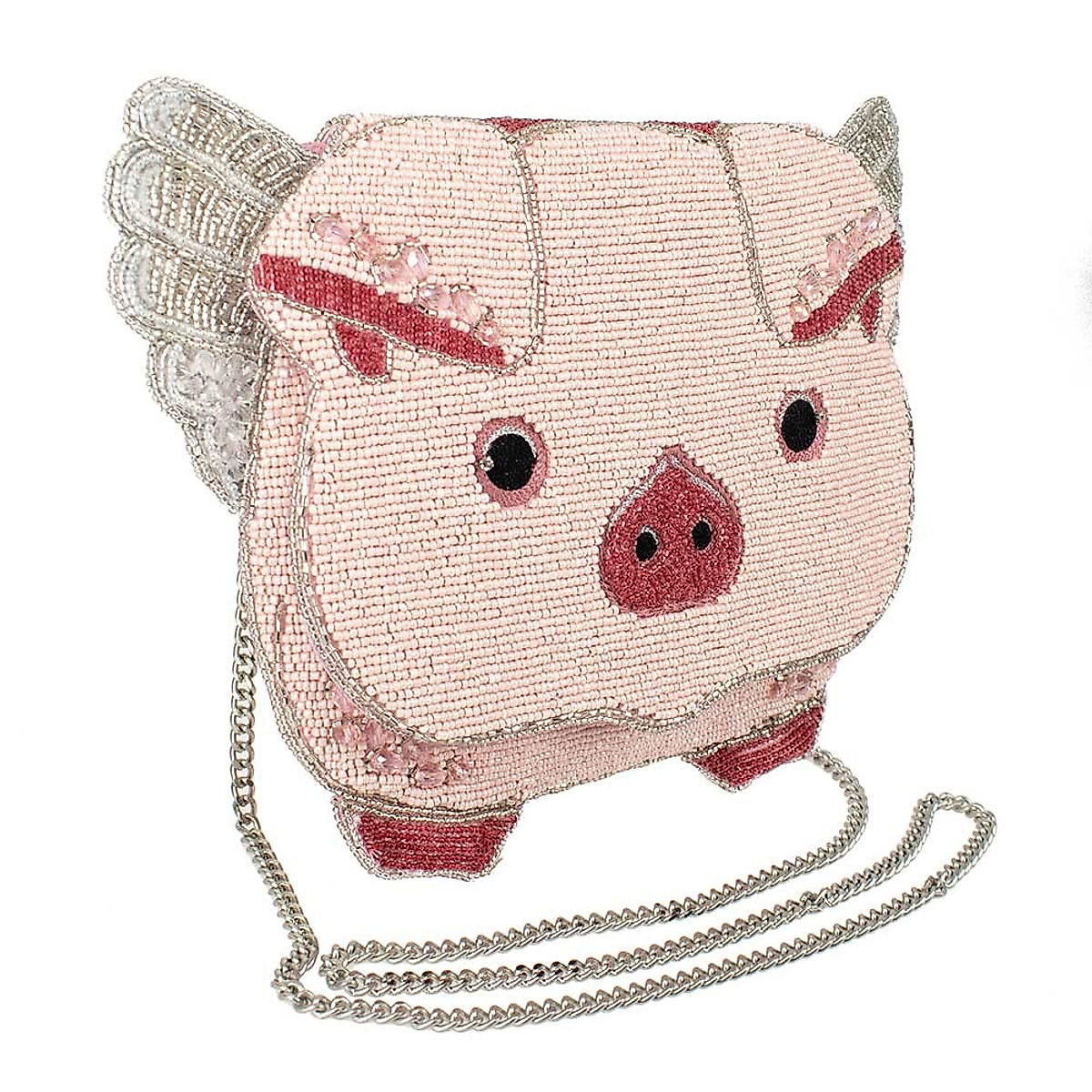 Mary Frances When Pigs Fly Crossbody Clutch