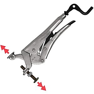 Expand-O Pliers, 10", Reverse-Action Clamping Pliers, Clamping Pressure: 900 LBS (410 kg), Min: 1-3/8" (35 mm), Max 2-3/4" (70 mm), PE10, Strong Hand Tools