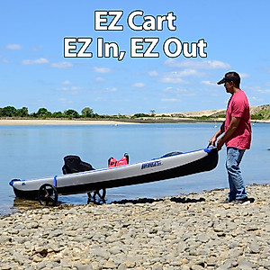 Sea Eagle EZ Cart - Chart Wheel System for Boats and Kayaks (Small EZ Cart)