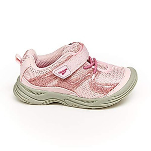 OshKosh B'Gosh Girls Dyana Bump Toe Sneaker, Light Pink, 4 Toddler