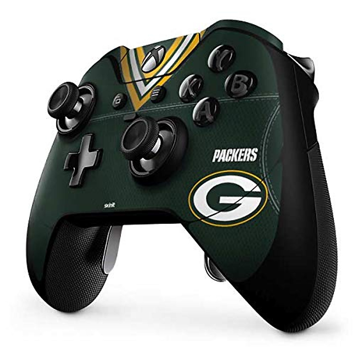 Skinit Decal Gaming Skin Compatible with Xbox One Elite Controller - Officially Licensed NFL Green Bay Packers Team Jersey Design