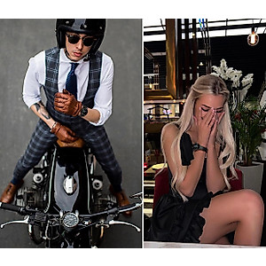 （4 Pack） Leather Band for Galaxy Watch 5 Pro 45mm/4 Classic 46mm 42mm Bands, 20mm Watch Strap Compatible for Samsung Galaxy Watch 5/4 40mm 44mm/Active 2/3 41mm Band, Brown,Coffee,Black,Blue