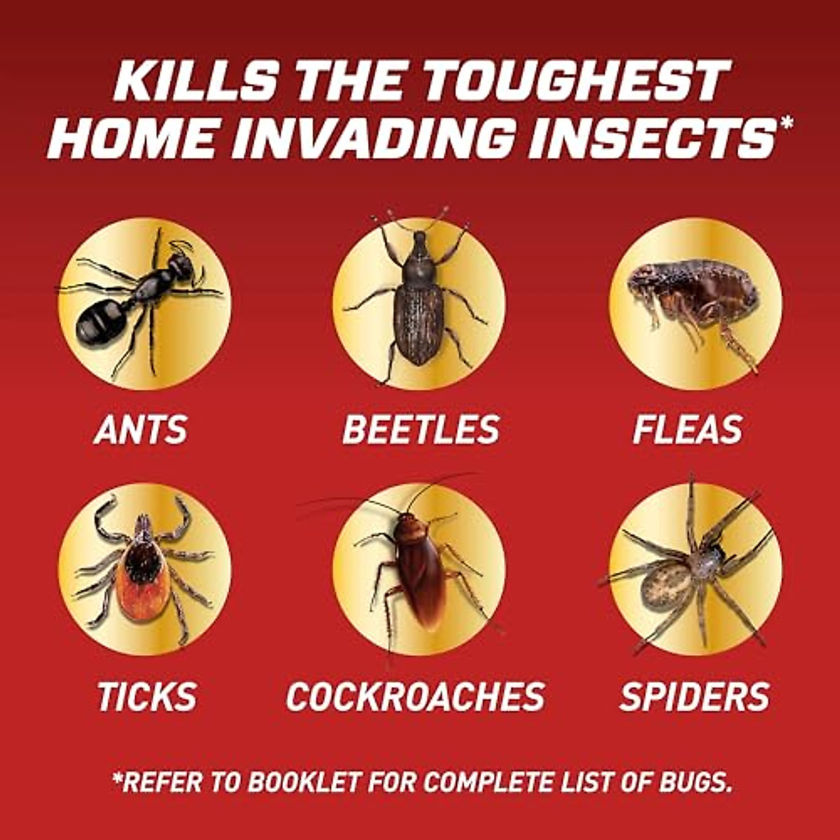 Ortho Home Defense Insect Killer for Indoor & Perimeter Refill2, Controls Ants, Roaches, Spiders, and More, 1 gal.