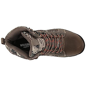 Wolverine Men's Sightline Waterproof Insulated Mid Calf Boot, Gravel/Timber, 13 Wide