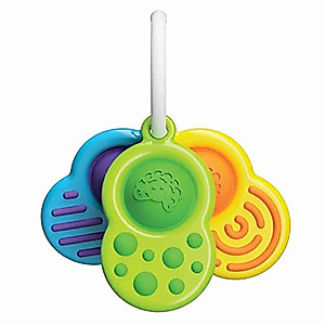 Fat Brain Toys Dimpl Clutch - Popping Sensory Take-Along Toy & Teether for Babies