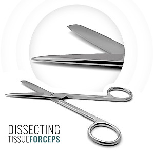 Complete Suture Practice Kit for Suture Training, Including Large Silicone Suture Pad with pre-Cut Wounds and Suture Tool kit (52 Pieces) Including Case, 3rd Generation Model. (Education Use Only)
