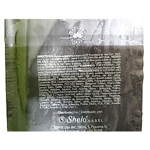 Sheló NABEL Bergamot Shampoo Caida de Cabello Fragil Quebradizo Champu Bergamota