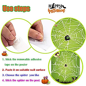 Funnlot Pin The Tail Halloween Kids Halloween Games Party Pin The Spider On The Web Game Halloween Party Games for Kids Halloween Party Games Activities Halloween Pin The Tail Game