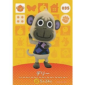 Nintendo [Animal Crossing Amiibo Card 1St Series Derii 035