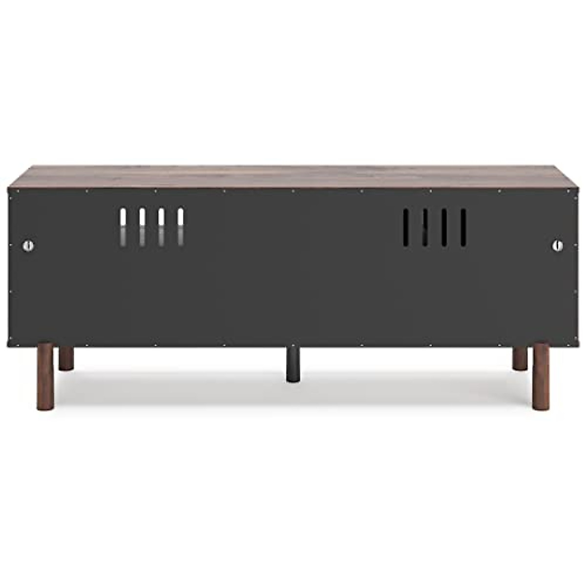 Signature Design by Ashley Calverson Rustic Medium TV Stand Fits TVs up to 63", Brown
