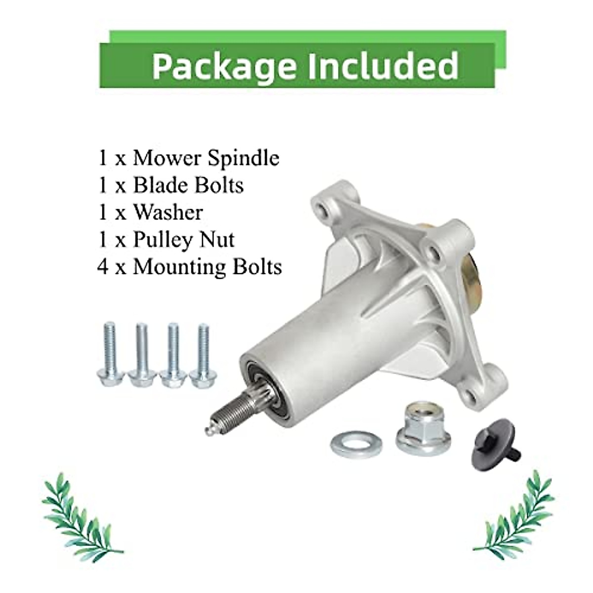 Spindle Assembly Fit for Craftsman/Husqvarna/Ariens/Poulan, 187292 192870 532187281 532187292 587125401