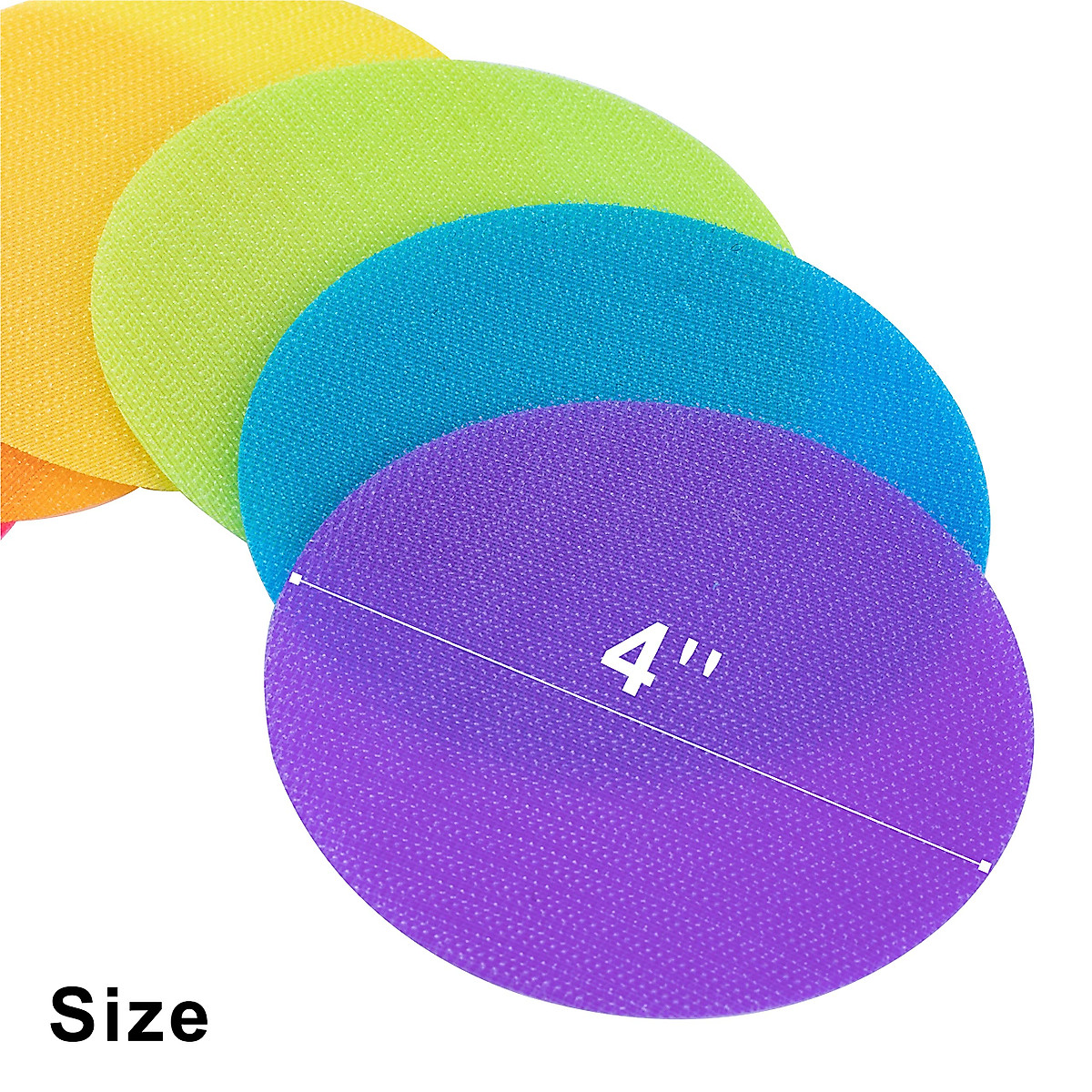 Nylon Floor Spots Circles Carpet Spots Maker Dots for Teachers and Children Preschool Classrooms