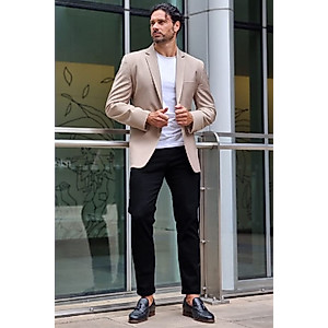 Mens Slim Fit Jeans Stretch Black Denim Pants for Men Skinny Jeans Tapered Leg 30