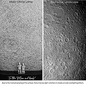 mamre Moon Décor Lamp Anniversary Dating Valentine’s Day Gift Ideas Astronomy Artwork, to The Moon and Back