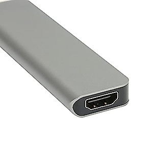 Usb C Dock, 5Gbps Aluminum Alloy PD Fast Charging USB C Hub USB3.0 Spee for Office for Keyboard for U Disk